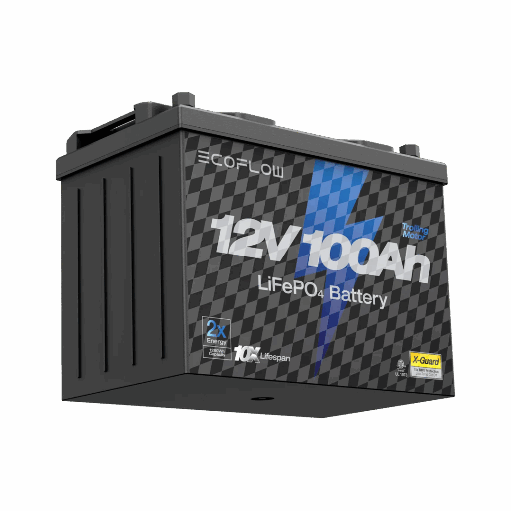 EcoFlow 12V 100Ah Deep Cycle Marine Trolling Motor Battery – The Smart Shop